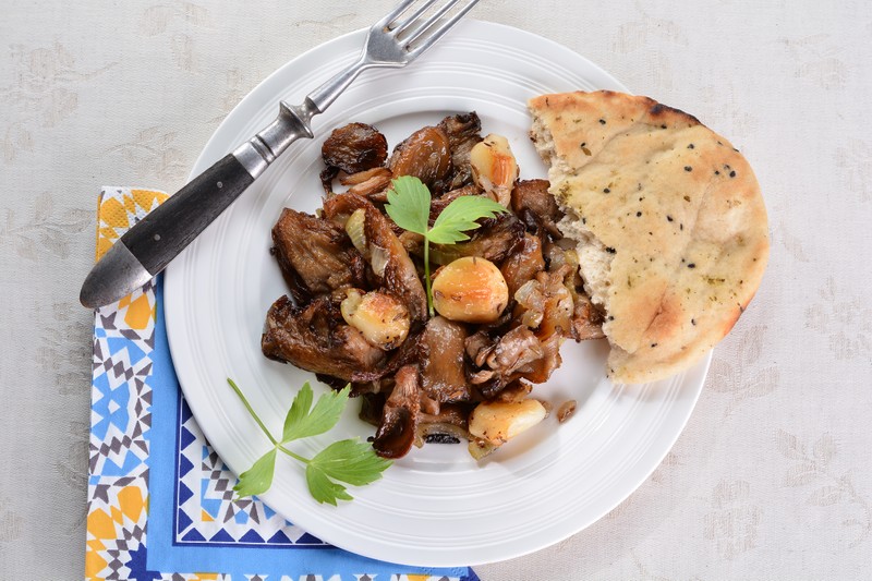 Pečená hlíva ústřičná recept | Vaření.cz